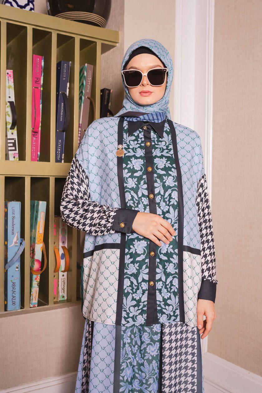 VZ Clovee Tunic Pastel Blue - VIVIZUBEDI