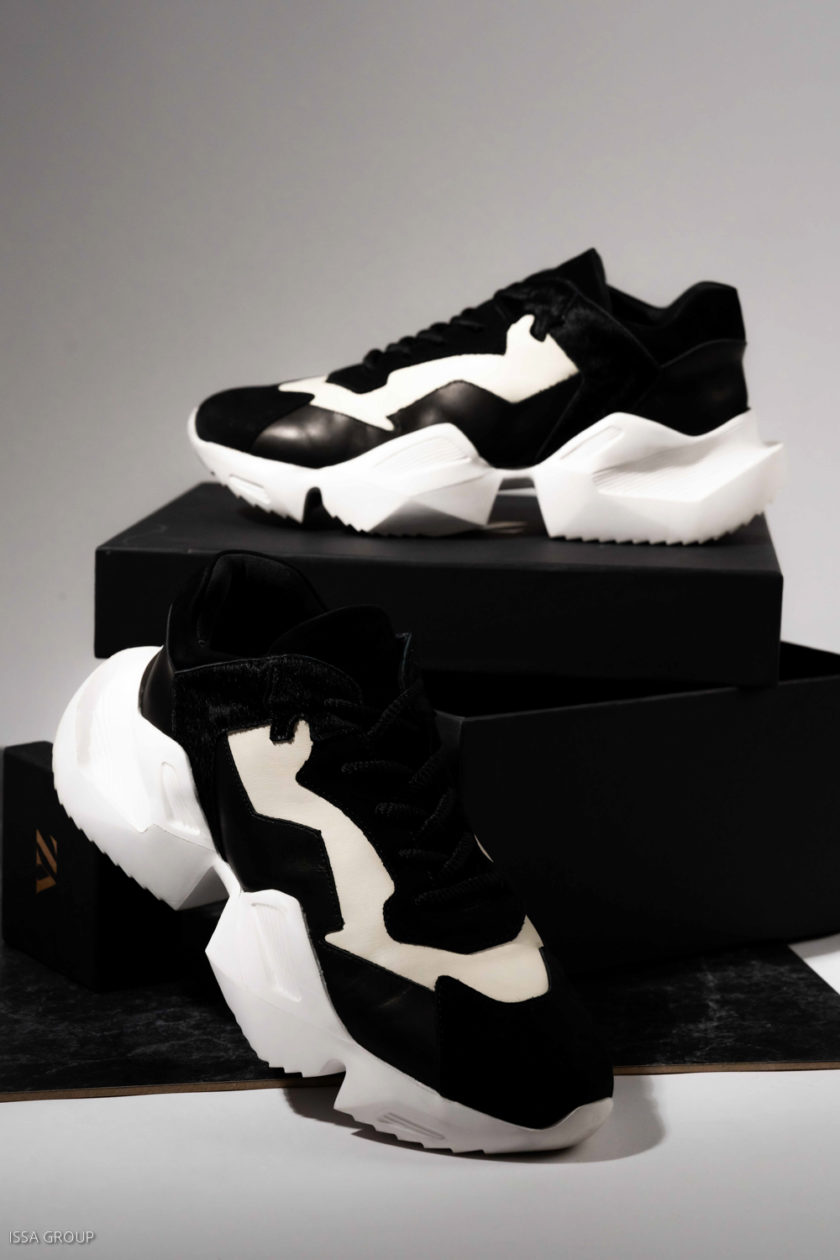 VZ Two Tone Sneakers Black - VIVIZUBEDI